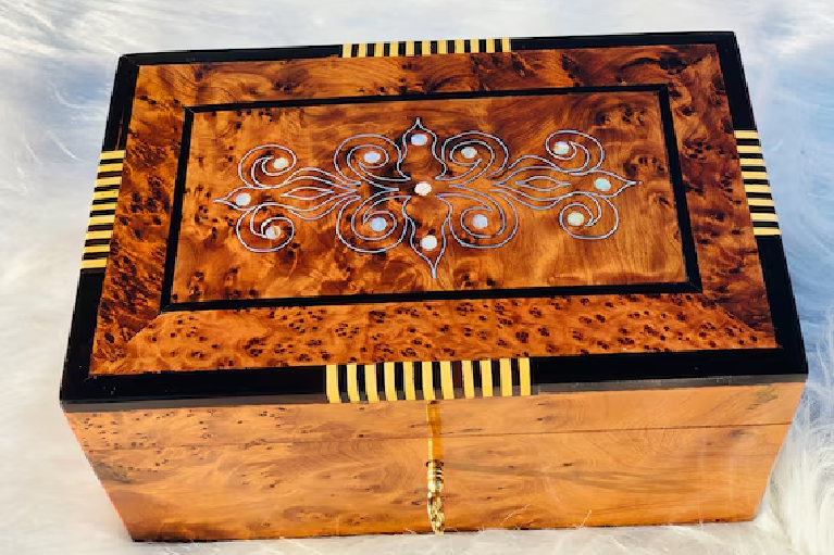 Handcrafted Wooden Jewelry Box - Didar Karimi Handicraft Company